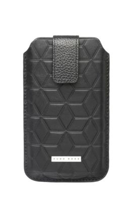 BOSS - 'Brussels Universal' | Embossed Leather Cell Phone Case