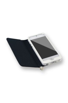 BOSS - 'Gracious IP5' | Leather iPhone 5 Booklet Case - White