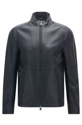 Les vestes, blousons et bombers en cuir | HUGO BOSS hommes