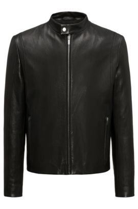 Leather jackets for men by HUGO BOSS | Premium materials & cuts