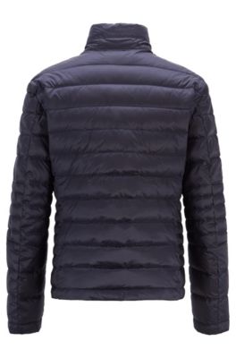 Hugo Boss Norwood Hooded Shirt Jacket Shacket Lightweight in Blue Size ...