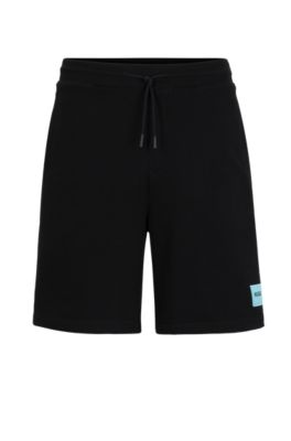 HUGO - コットンテリー ショートパンツ レッドロゴラベル