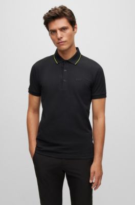 Black hugo boss polo shirt online