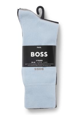 BOSS - Calze ad altezza regolare in tessuto elasticizzato in confezione ...
