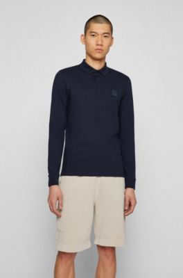 Hugo boss men's long sleeve polo shirt online