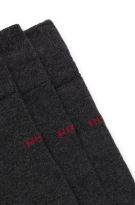 HUGO - Triple-pack of regular-length socks in a cotton blend