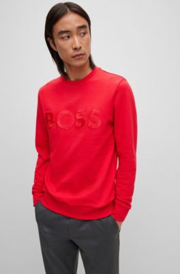 Hugo Boss Green Salbo Jumper Red | atelier-yuwa.ciao.jp