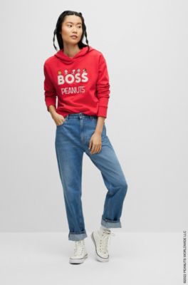 Hugo Boss - BOSS x PEANUTS french-terry cotton hoodie with logo artwork