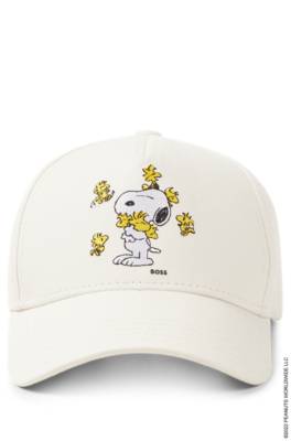 Hugo Boss X Peanuts Graphic-print Cap In Cotton Twill With Logo Artwork ...
