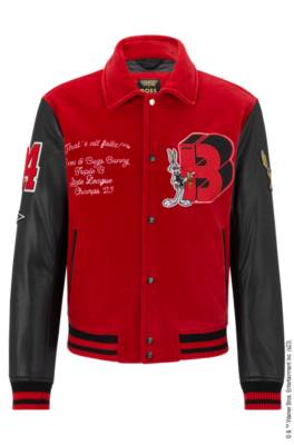 Hugo Boss Looney Tunes X Boss Relaxed-fit Varsity Jacket | ModeSens