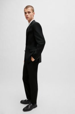 HUGO - Slim-fit suit in a performance-stretch wool blend