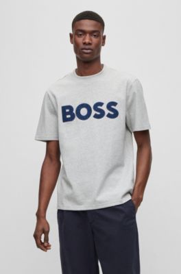 BOSS By HUGO BOSS X Khaby Relaxed-fit T-shirt In Mercerised Cotton In ...