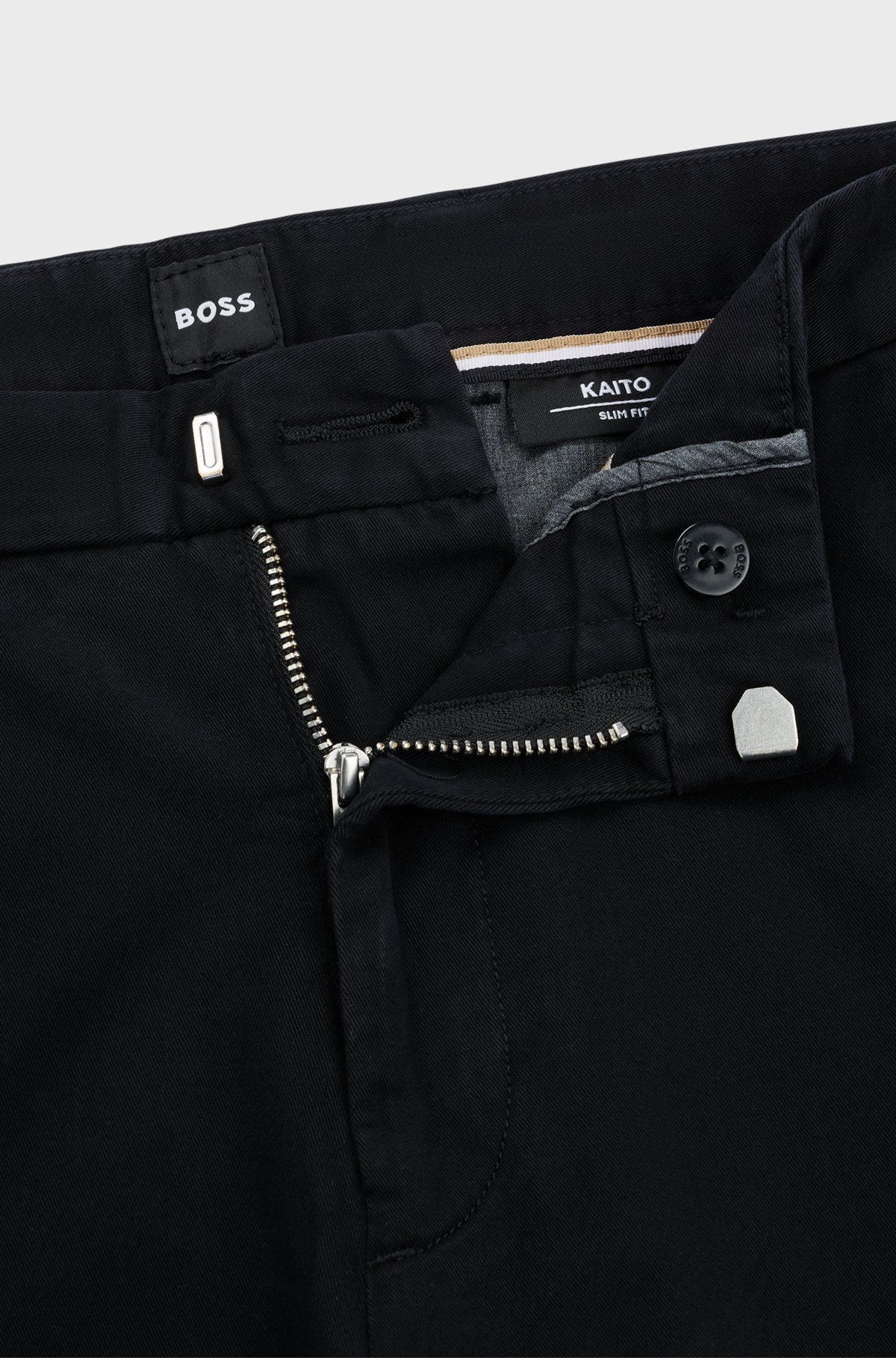 BOSS - スリムフィット チノ ストレッチコットンギャバジン BOSS - スリムフィット チノ ストレッチコットンギャバジン