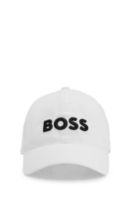 Hugo Boss Stretch-poplin Cap With Raised Embroidered Logos | ModeSens