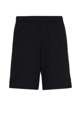 BOSS - BOSS x Matteo Berrettini stretch-poplin shorts with signature ...