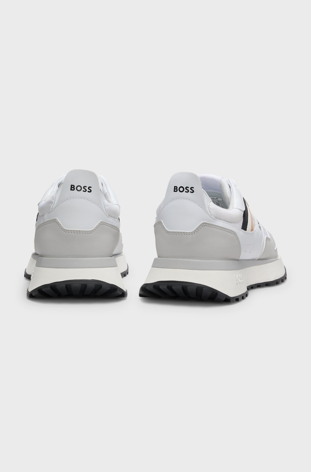 BOSS - Running-style trainers with EVA-rubber outsole - White BOSS - Running-style trainers with EVA-rubber outsole - White
