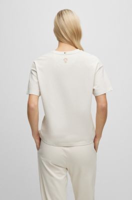 BOSS - BOSS Raddis® Cotton T-shirt in a relaxed fit with logo detailing