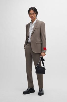 Elegant Beige Suits for Men by HUGO BOSS | Designer Menswear