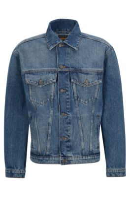 Hugo boss denim jacket online