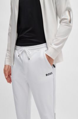 BOSS - BOSS x Matteo Berrettini tracksuit bottoms with contrast tape ...