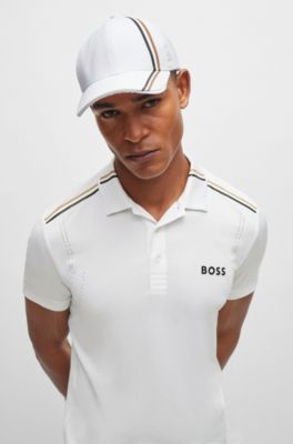 BOSS - BOSS x Matteo Berrettini water-repellent twill cap - White