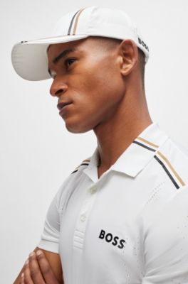 BOSS - BOSS x Matteo Berrettini water-repellent twill cap - White