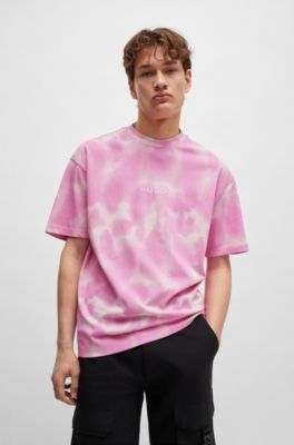 Pink hugo boss tshirt online