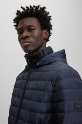 Hugo boss mens padded jacket discount