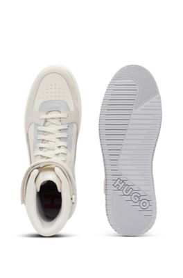 HUGO - High-top trainers in a panelled design - Beige
