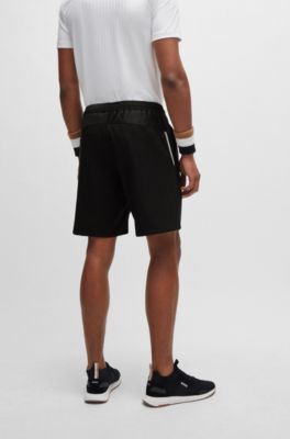 BOSS - BOSS x MATTEO BERRETTINI quick-drying regular-fit shorts with ...