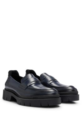 HUGO BOSS Mocassins pour hommes | Mocassins à mors, à glands et en cuir