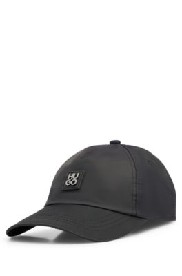 HUGO - Waterproof-nylon cap with stacked logo badge