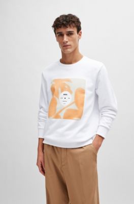 Hugo boss khaki sweatshirt top