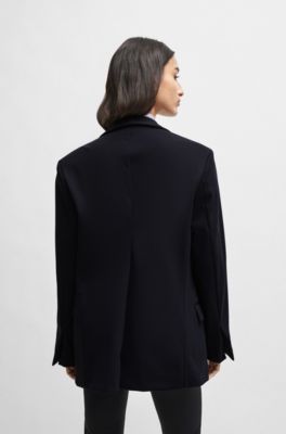 BOSS - Naomi x BOSS oversized blazer with shawl collar