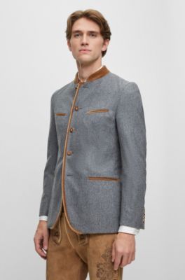 BOSS - BOSS Menswear Trachten jacket with contrast trims