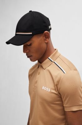 BOSS - Boné repelente à água com riscas características e logótipo