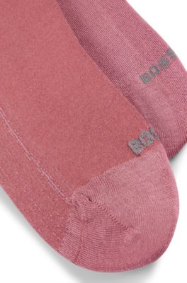 BOSS - Pack de duas meias de curtas em fios elásticos