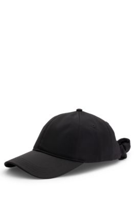 HUGO - Boné em tafetá com fecho de laço em cetim