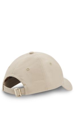 BOSS - Cotton-twill cap with tonal embroidered logo - Light Beige