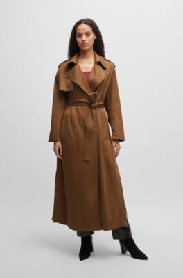 Trench Coats in Brown by HUGO BOSS | Women