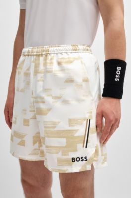 BOSS - BOSS x Matteo Berrettini water-repellent shorts with logo print