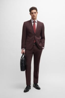 Elegant Red Suits for Men by HUGO BOSS | Designer Menswear