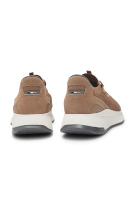BOSS - TTNM EVO trainers with knitted uppers - Beige