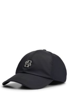 BOSS - Waterproof cap with Double B monogram - Black