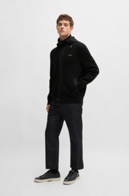 BOSS - BOSS x ASTON MARTIN hoodie with special logo badge