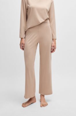 BOSS - Bas de pyjama thermorégulateur en jersey stretch - Beige clair