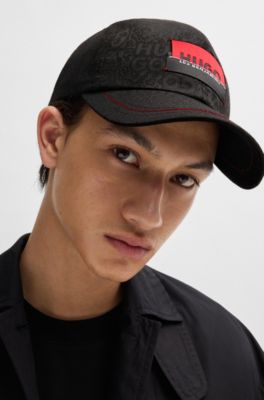 HUGO - HUGO x Les Benjamins jacquard-pattern cap with co-branded label
