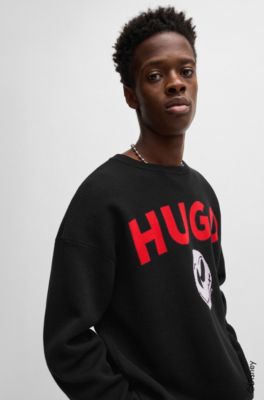 HUGO - HUGO x Disney's The Nightmare Before Christmas logo sweater - Black