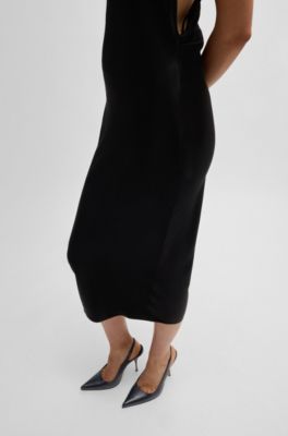 BOSS - NAOMI x BOSS slingback pumps in smooth leather - Black