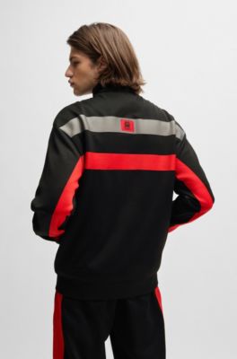 HUGO - HUGO x RB Sweatshirt mit Reißverschluss und charakteristischem ...